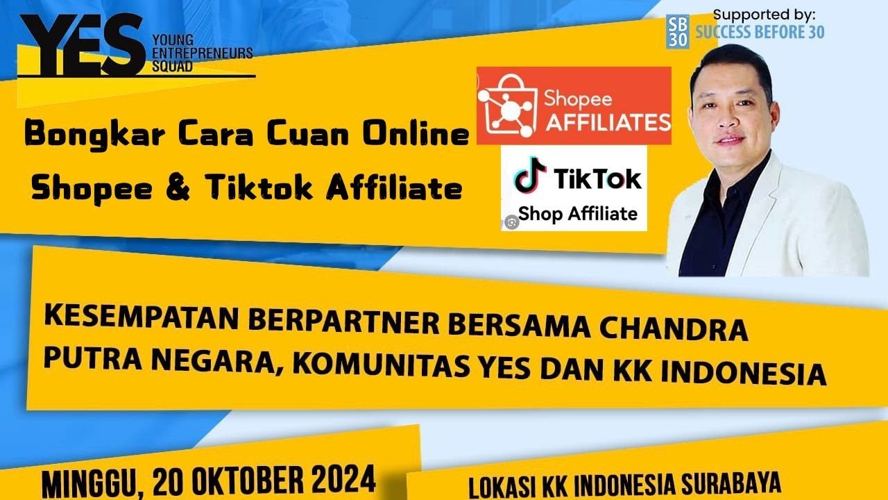 Berpartner Bisnis Bersama Chandra Putra Negara Komunitas YES & Bongkar ...