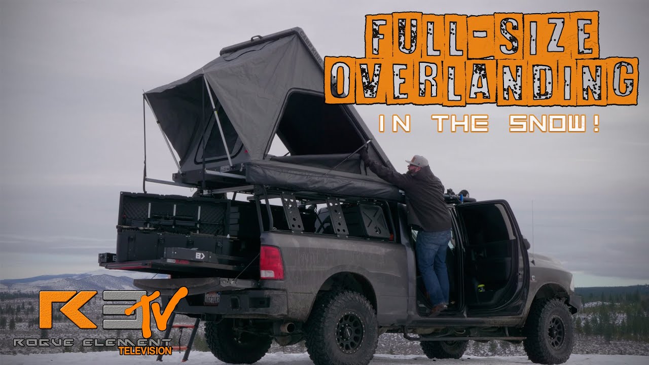 Overlanding through snowy Central Oregon - YouTube