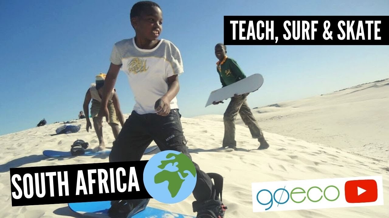 GoEco VOLUNTEER Trip Vlog - Teach & Surf in Cape Town, South Africa ...