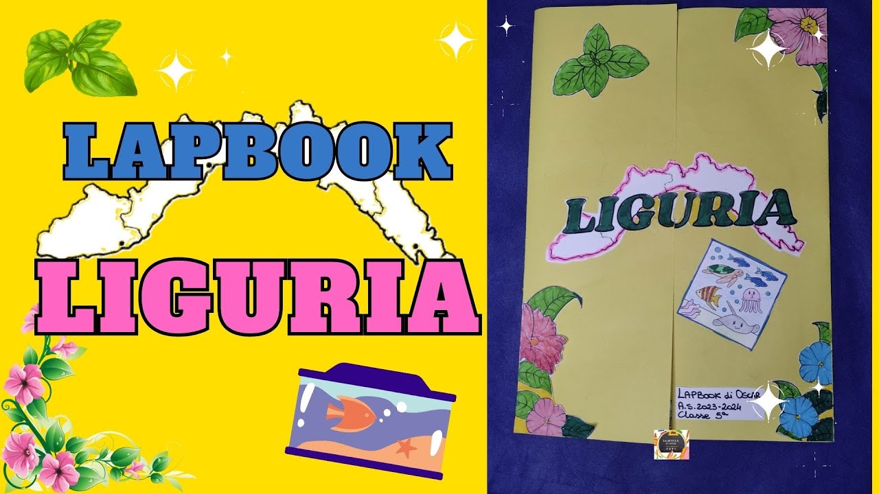 LAPBOOK LIGURIA: le #regioni d'#italia - #liguria - #geografia #lapbook ...