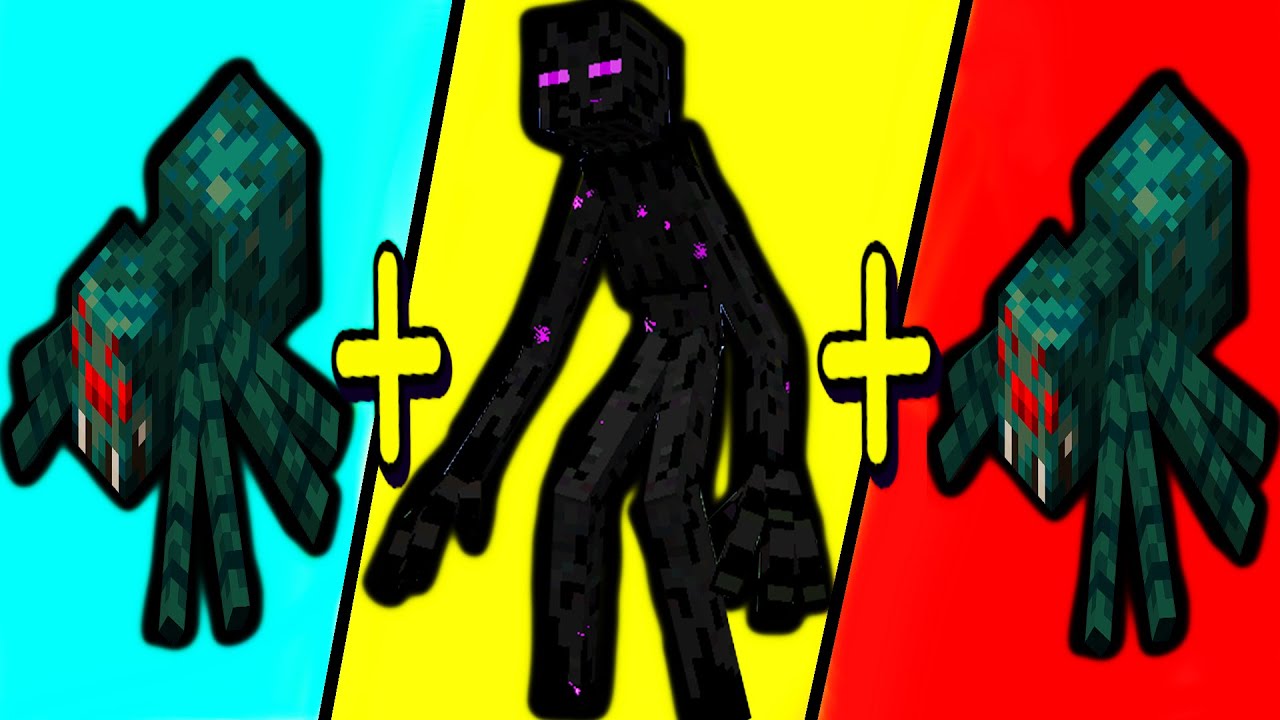 Cave Spider + Mutant Enderman + Cave Spider = ??? - YouTube