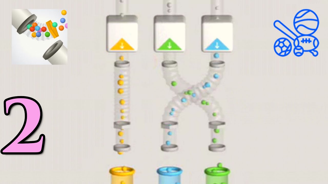 Ball Pipes Game (By Popcore Games) Walkthrough Gameplay Levels 11 - 20 ...