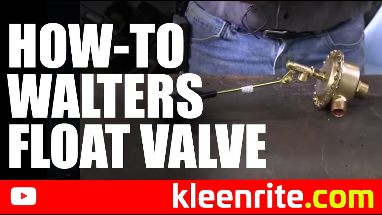 Repairing A Walters Float Valve - YouTube