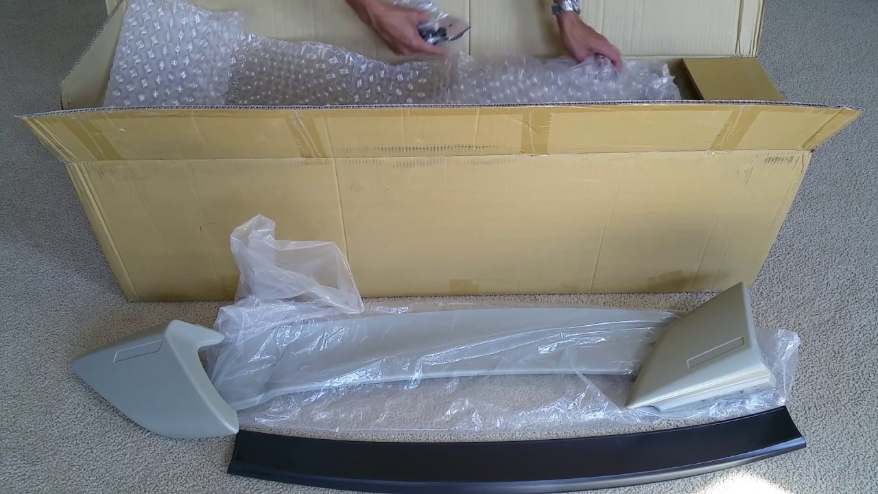Unboxing JDM Mugen Style 8th Gen Honda Civic EX-L Si Type R Rear Trunk ...
