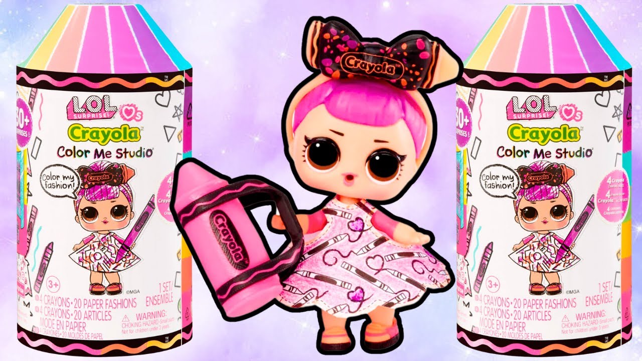 NEW LOL Surprise Loves CRAYOLA Color Me Studio - YouTube