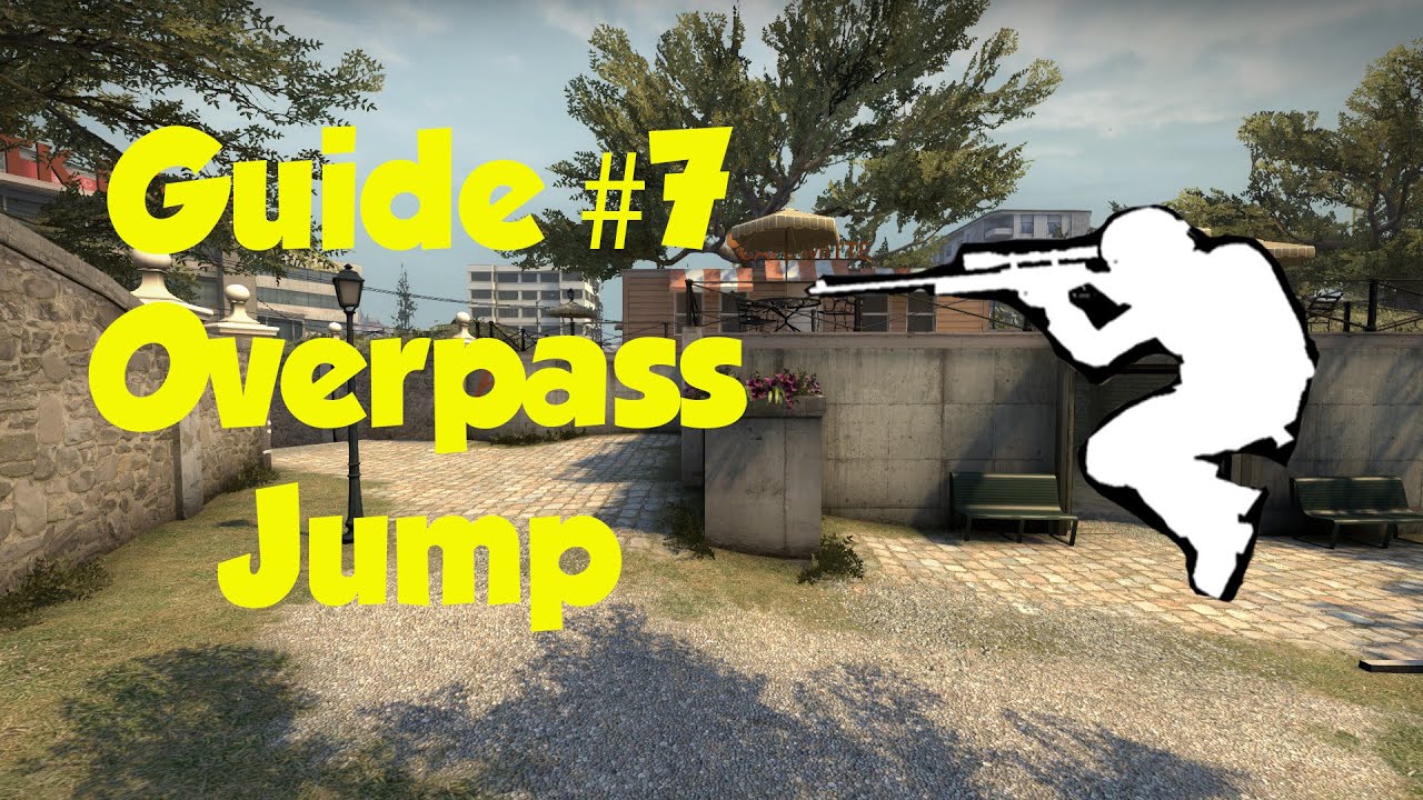 CS:GO guide #7 Overpass long jump (How to be professional jumper ...