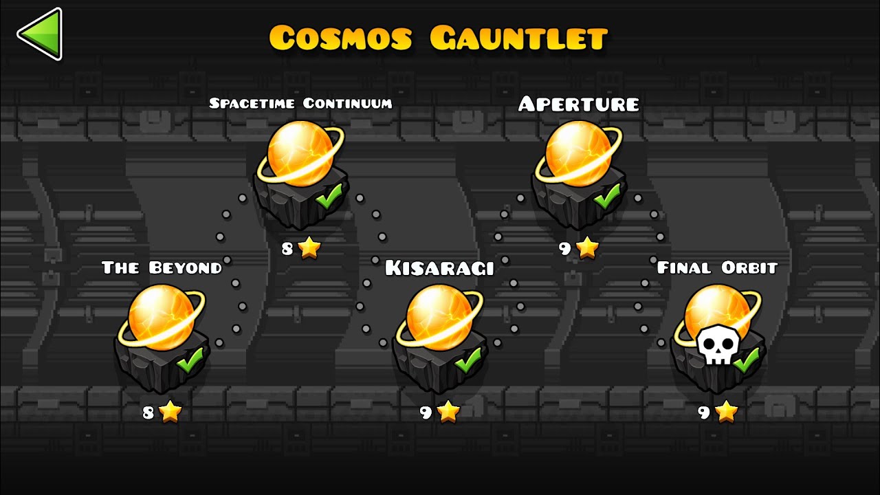 Cosmos Gauntlet Complete /GD - YouTube