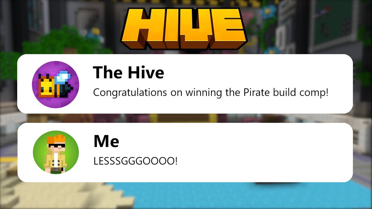 I Won the Hive Build Comp - YouTube