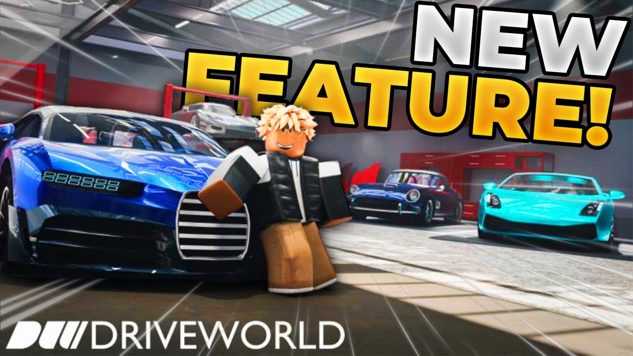 DRIVE WORLD IS ADDING PLAYER GARAGE FEATURE! - Roblox - YouTube
