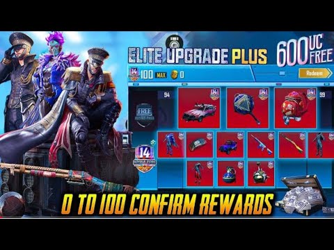 1 to 100 RP season 14 full Leiks 100 rp outfit gun skin new emote and ...