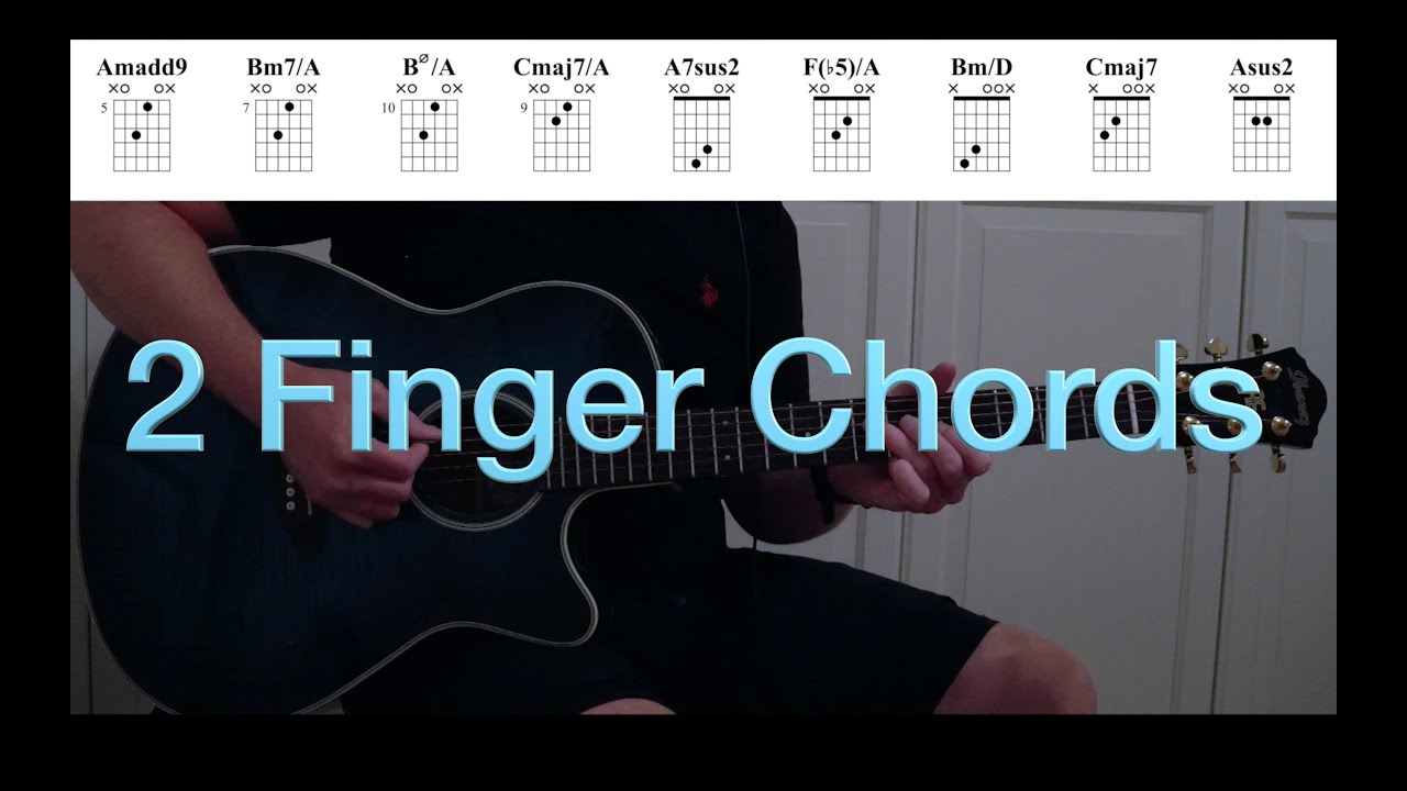 2 Finger Guitar Chords Youtube