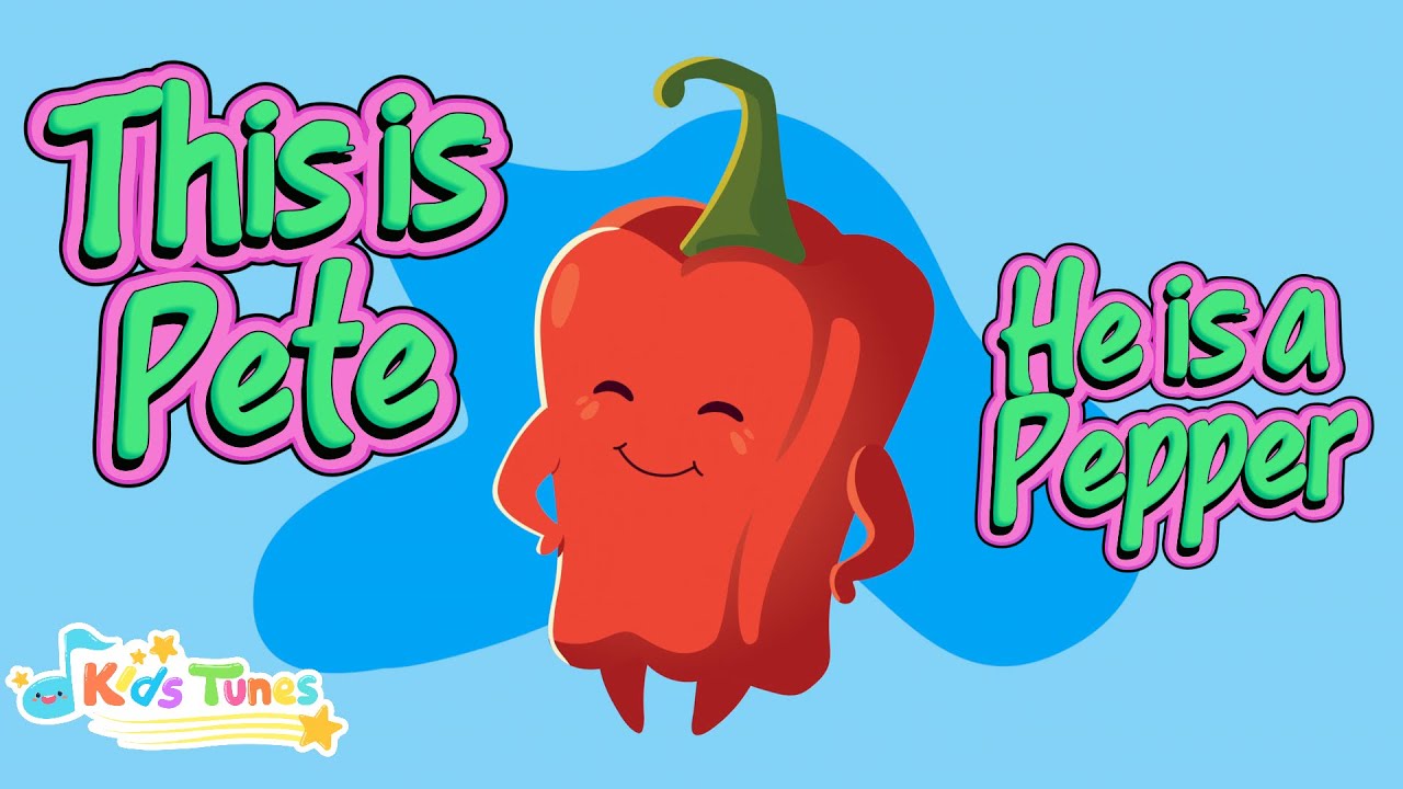 🌶️ Pete the Red Pepper's Dance Party! | Kids' Healthy Food Song | Dance ...