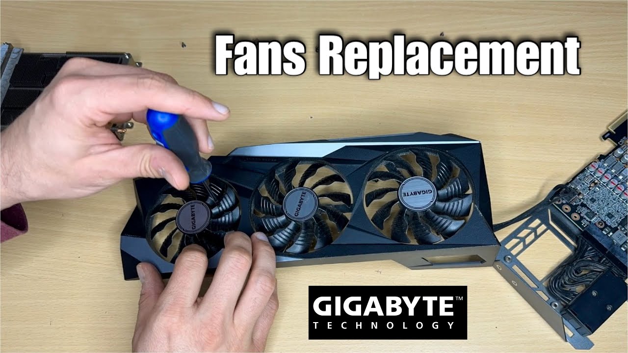 How To Replace Fans On Gigabyte 3080 Graphic Card - YouTube