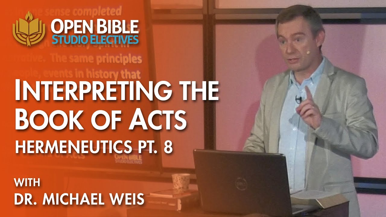 Studio Electives - Interpreting the Book of Acts with Dr. Michael Weis ...