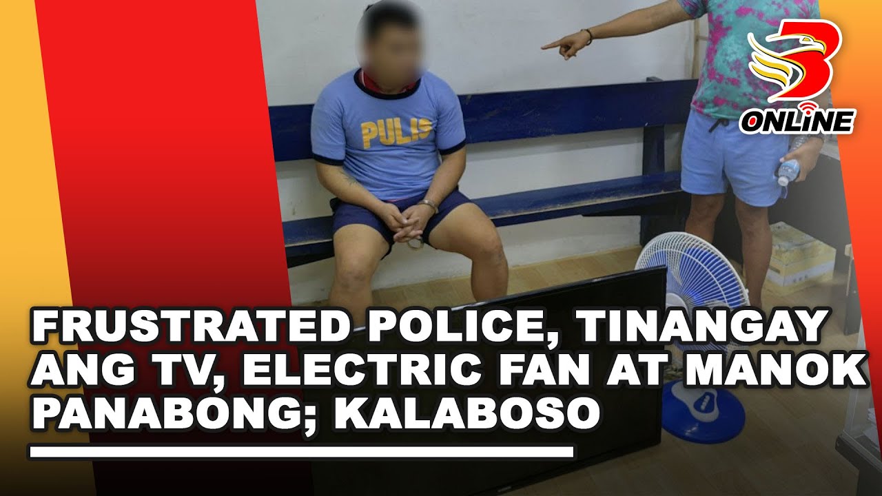 Frustrated Police, tinangay ang TV, electric fan at manok panabong ...