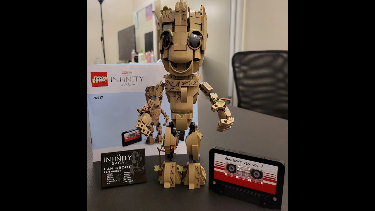 Lego Marvel Set 76217 I Am Groot Speed Build and Review - YouTube
