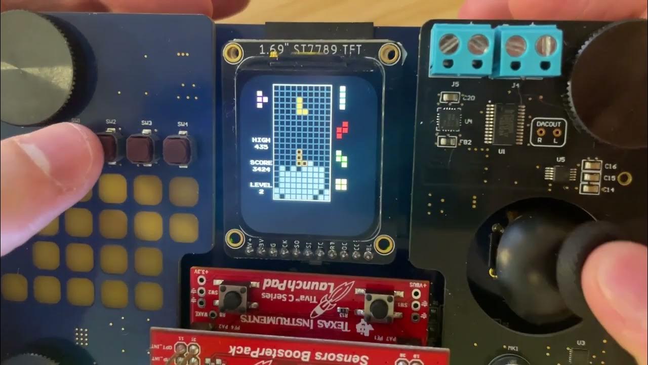 RTOS Tetris Demo - YouTube