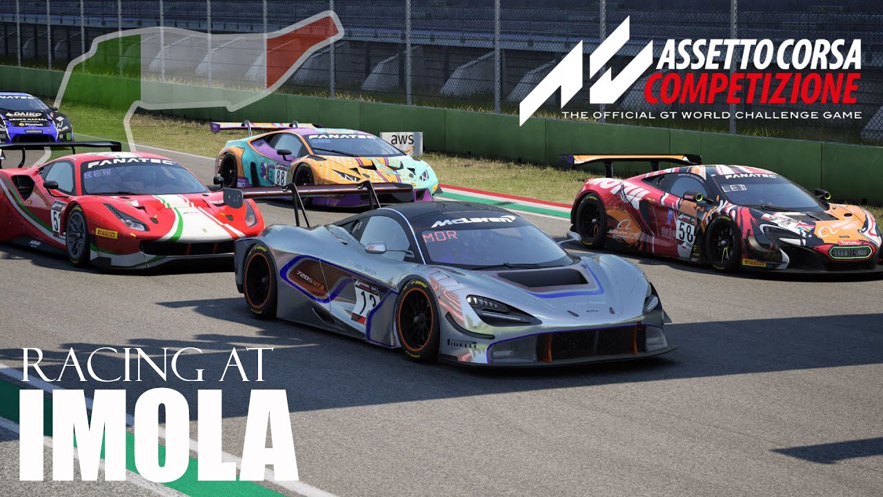 [ACC] - Racing into the night at Imola. P16 - P6 - YouTube