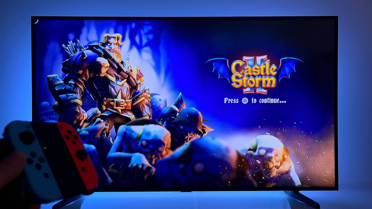 CastleStorm 2 | Nintendo Switch dock mode gameplay | 4K TV - YouTube