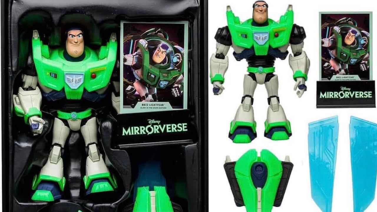 New McFarlane toys buzz Lightyear Mirrorverse gold label action figure ...