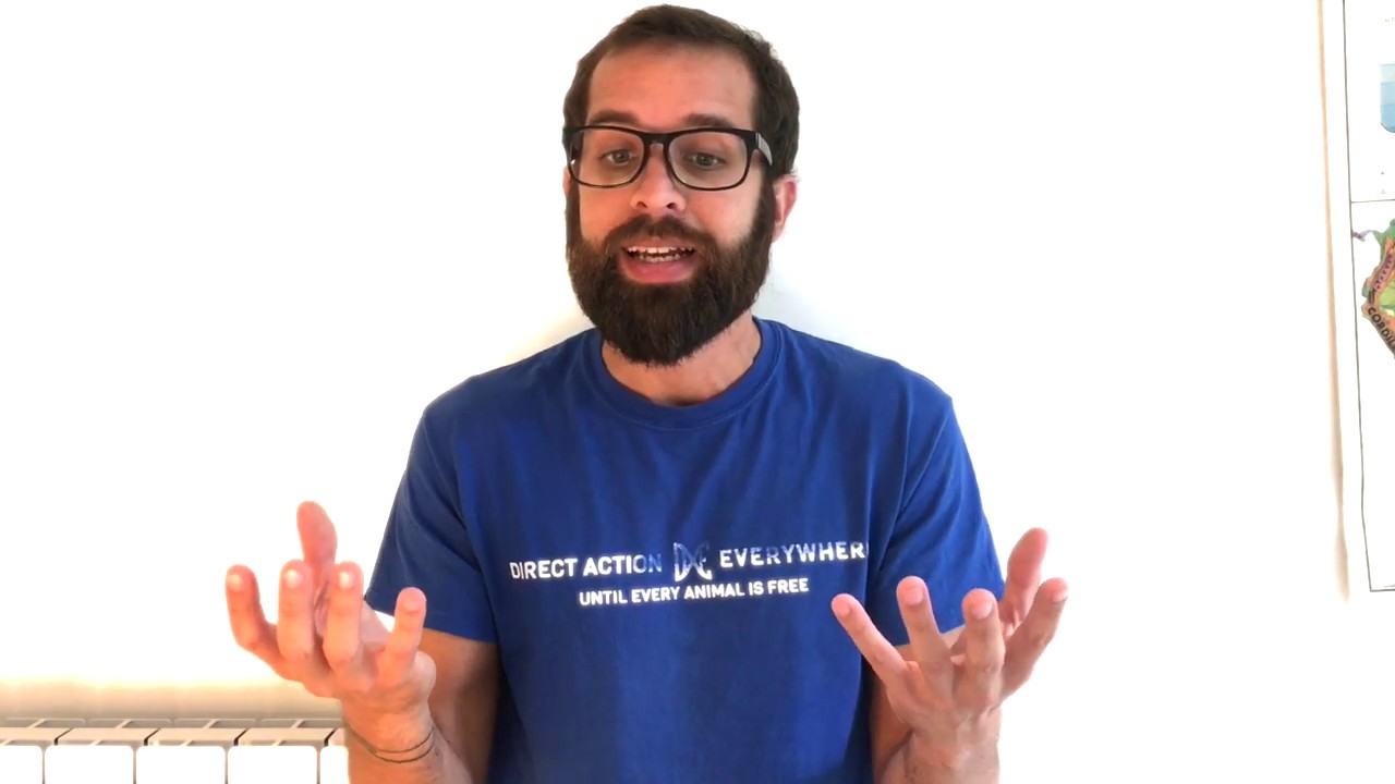One DxE activist says he won't label himself as "vegan" anymore - YouTube