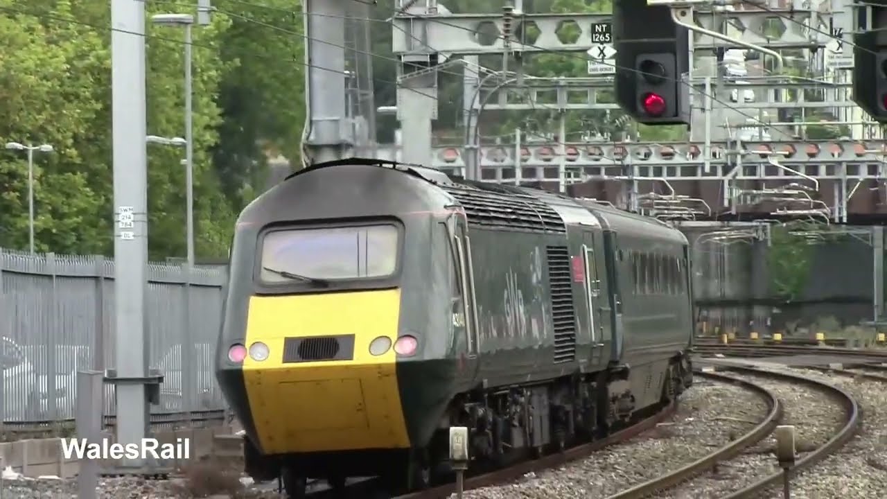 HST 125 High Speed trains "Castle's" Newport Wales 16th August 2022 ...