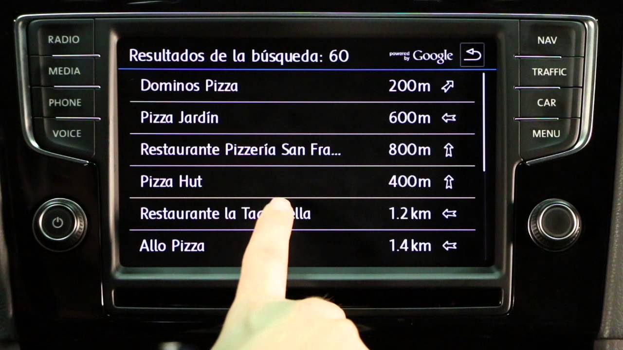 Volkswagen Golf R. Modelo 2014. Impresiones sistema multimedia ...