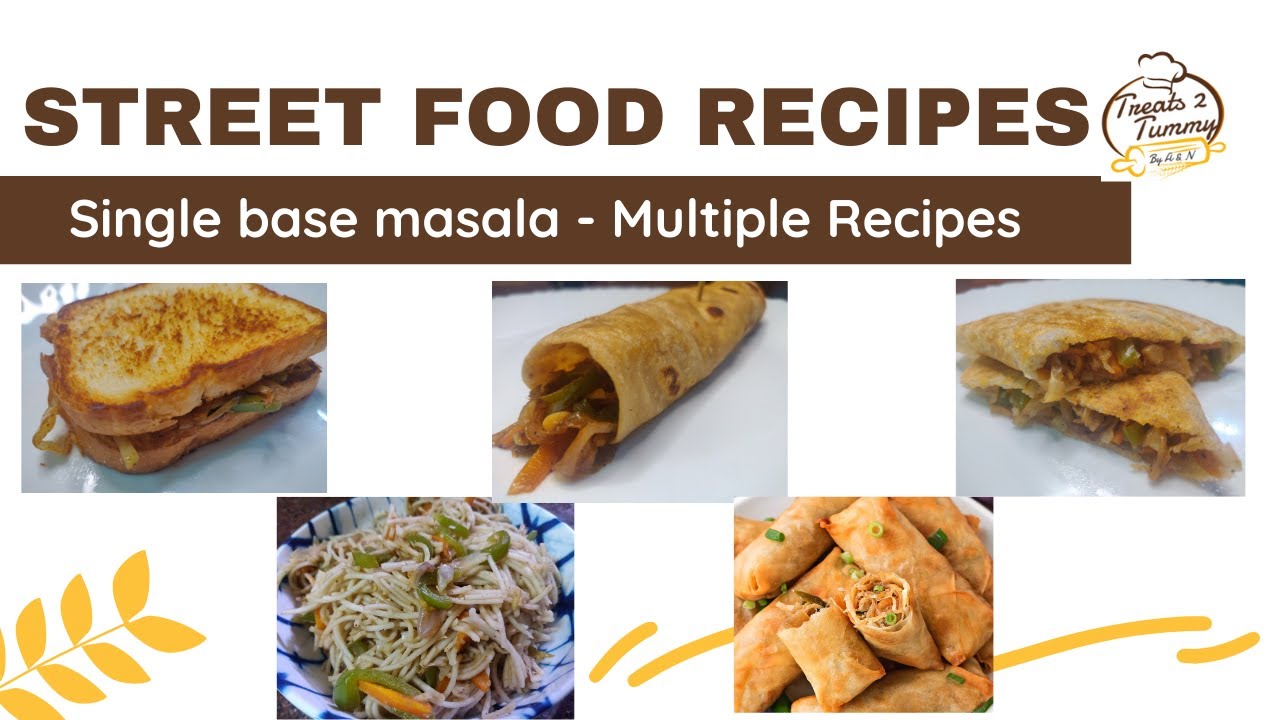 1 Masala – Multiple Street Food Recipes| Quick Street Food Recipes ...