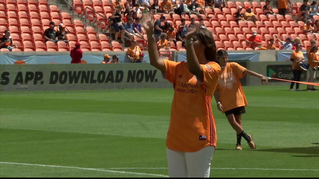 First Kick at Houston Dynamo Game - YouTube