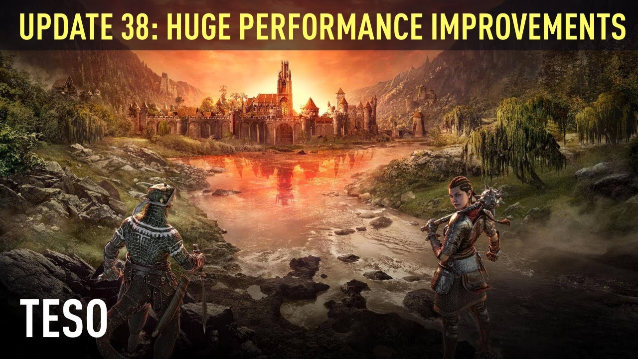 TESO Update 38: Huge performance improvements - YouTube