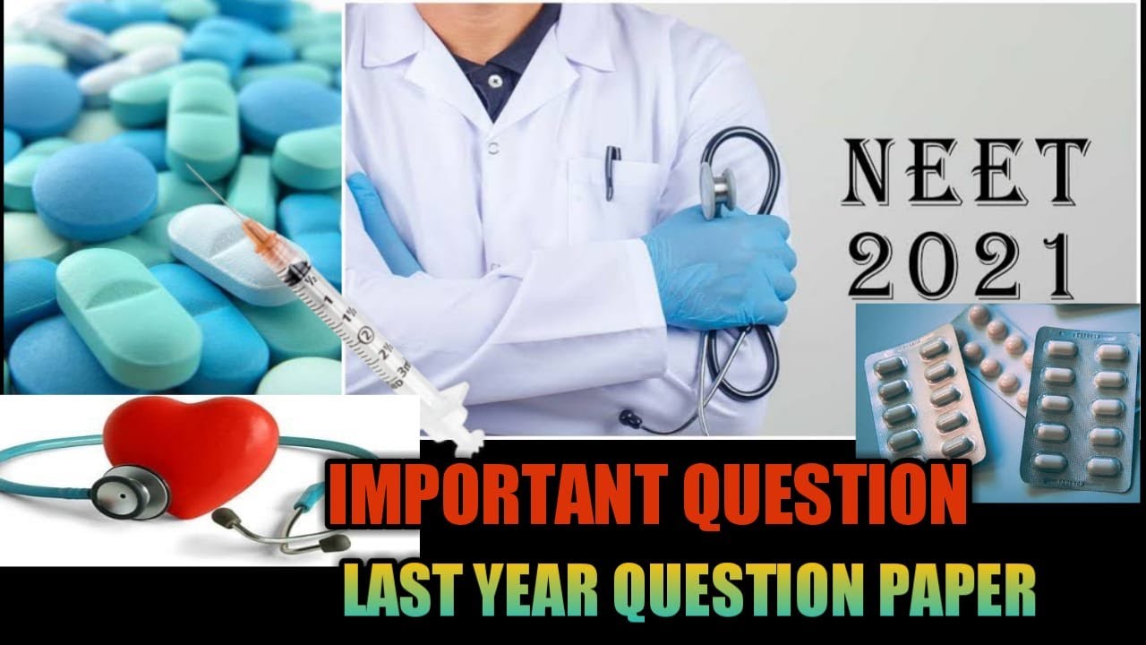 Neet important questions|Neet last year question paper| - YouTube