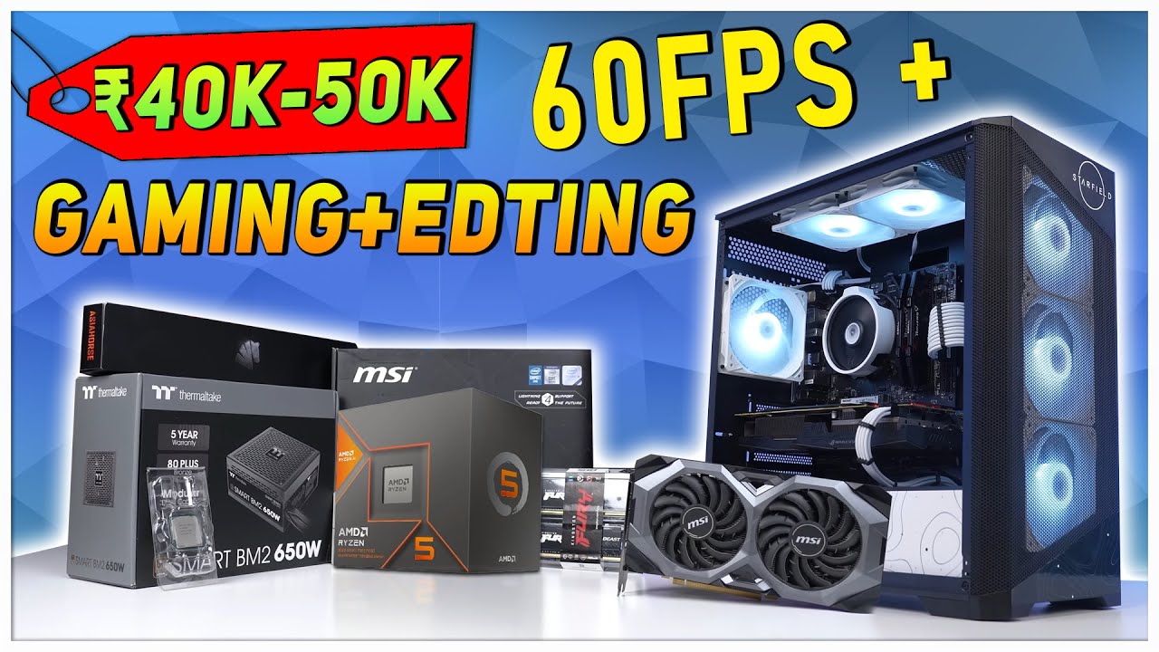 Future proof PC build in 2024 under 50k 🔥AMD vs NVDIA🔥Gaming laptop ...