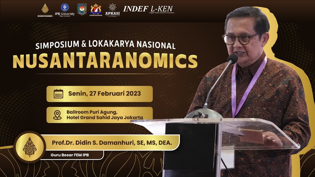 Keynote Speech Prof Didin S Damanhuri dalam Simposium & Lokakarya ...