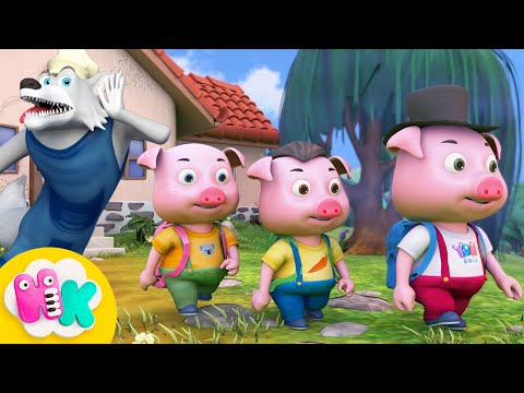 Tři Malá Prasátka 🐺 Pohádky na dobrou noc pro děti | HeyKids - Nejkrásnější pohádky