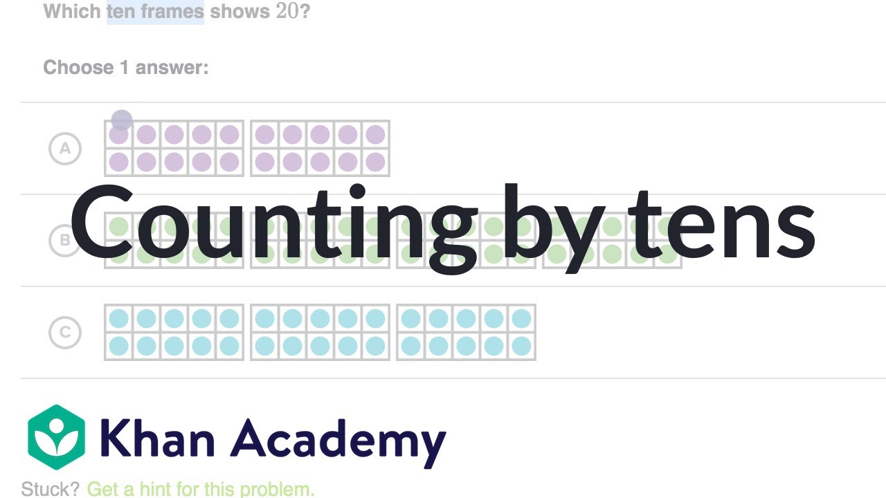 Counting by tens | Counting | Early Math | Khan Academy - YouTube