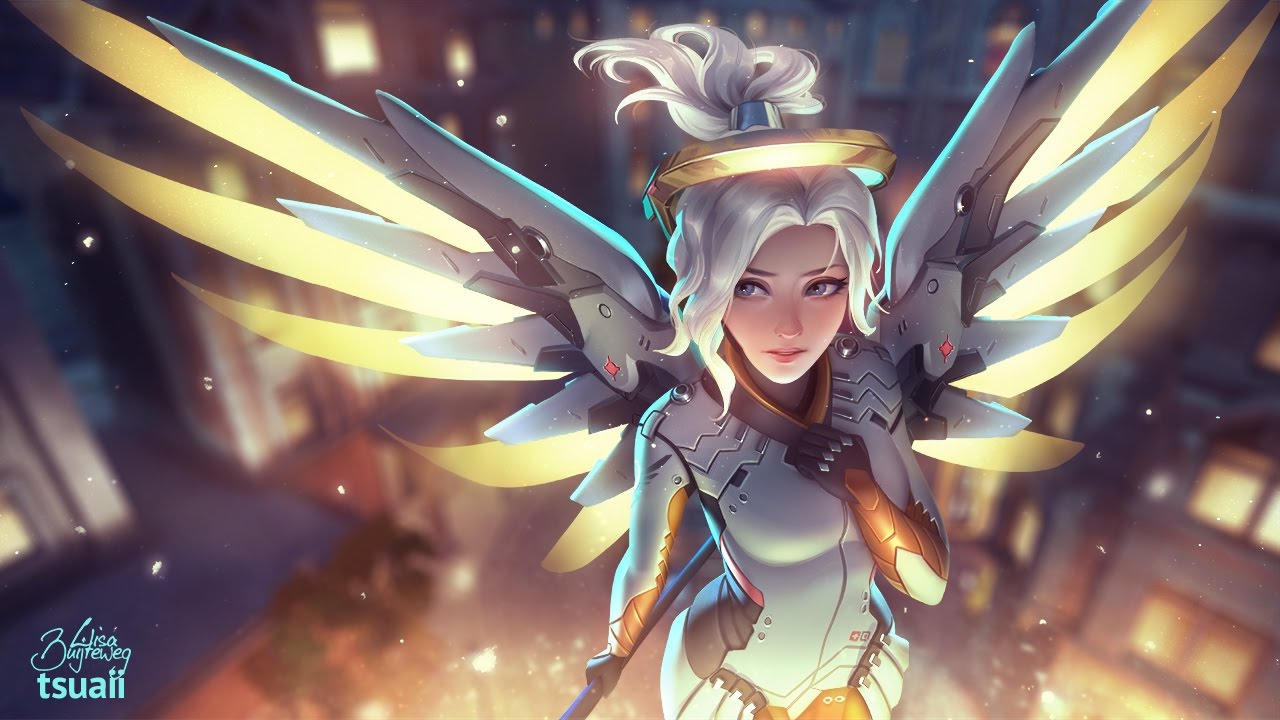 Your Guardian Angel !!! | Mercy | Overwatch POTG SPECIAL - YouTube