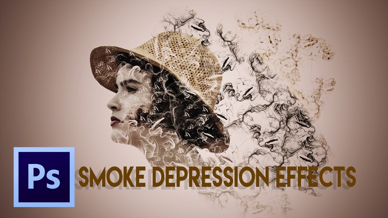 Photoshop Tutorial For Beginners : Smoke Depression Effects In Photoshop - YouTube