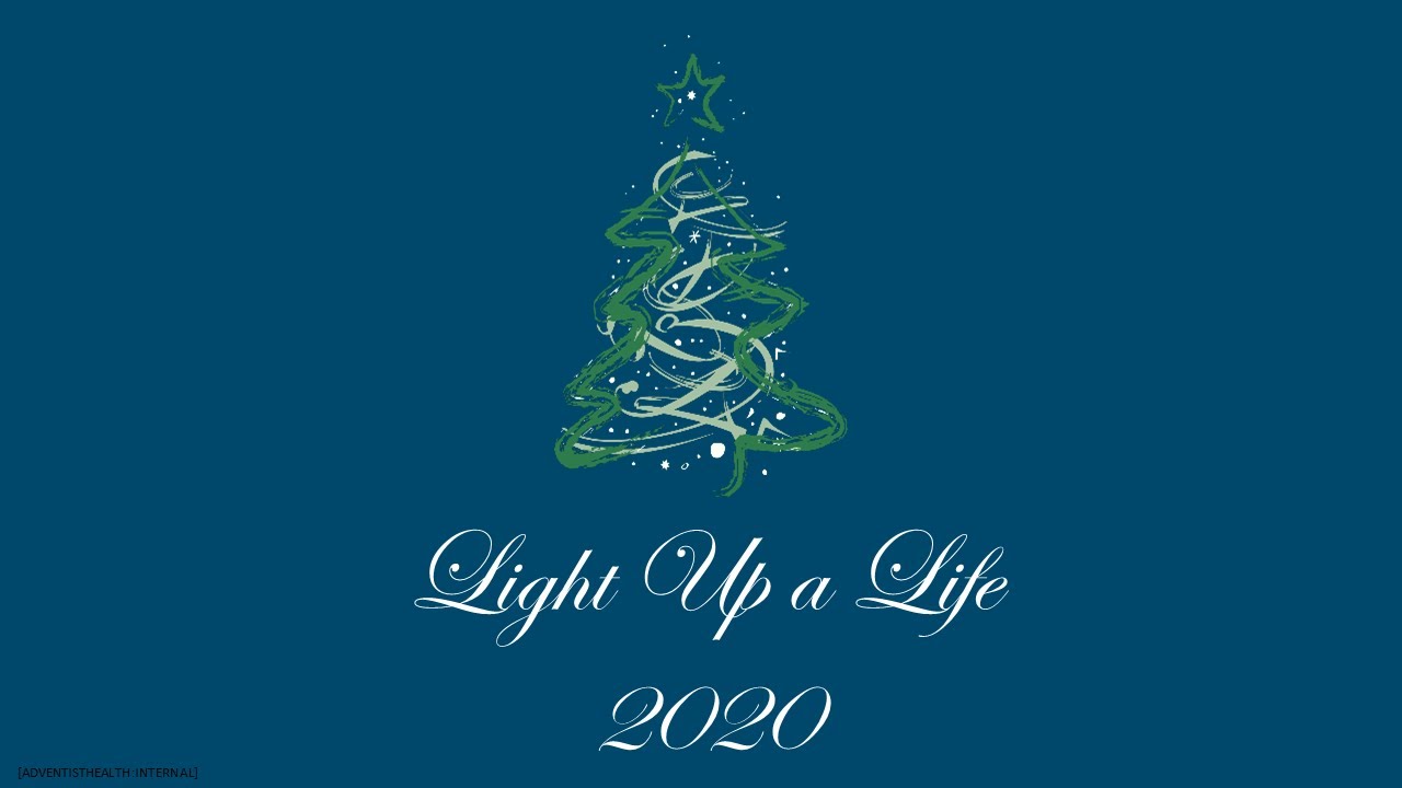 Light Up A Life 2020 - Virtual Tree Lighting Ceremony - YouTube