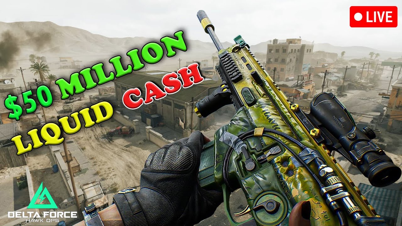 HOLDING 💲50 Million Liquid Cash in Delta Force 😱 #day49 #deltaforce ...