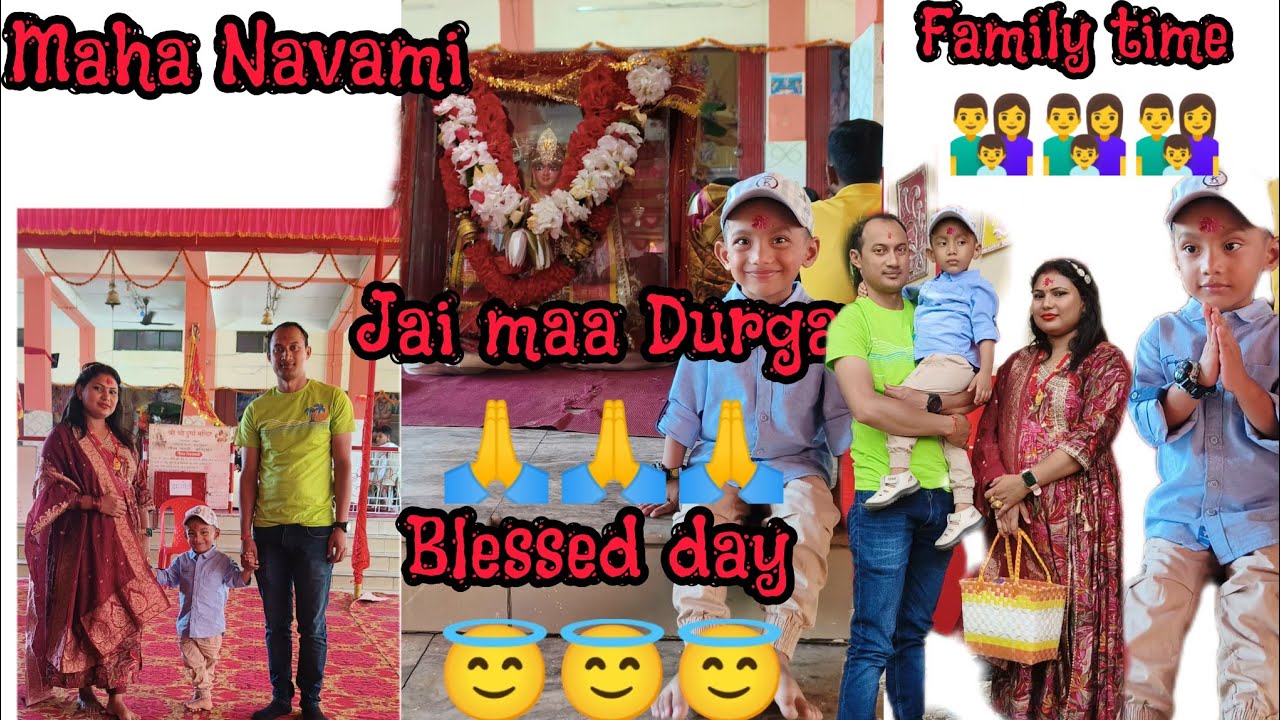 Maha Navami ma mata ko darshan gardai 🙏🙏🙏 #like #share #subscribe #vlog ...
