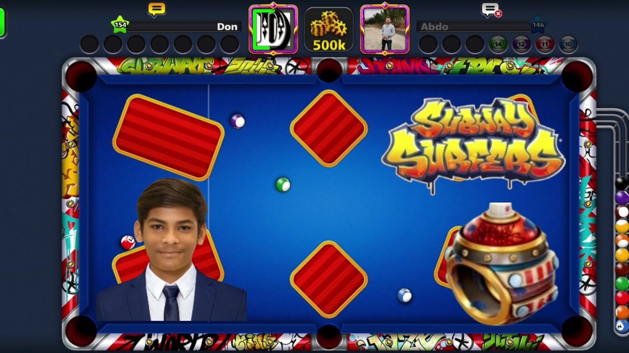 🎱 8 Ball Pool 🎮 x 🚇 Subway Surfers 🌆 RING - ALI GAMING 🔥⚡ - YouTube