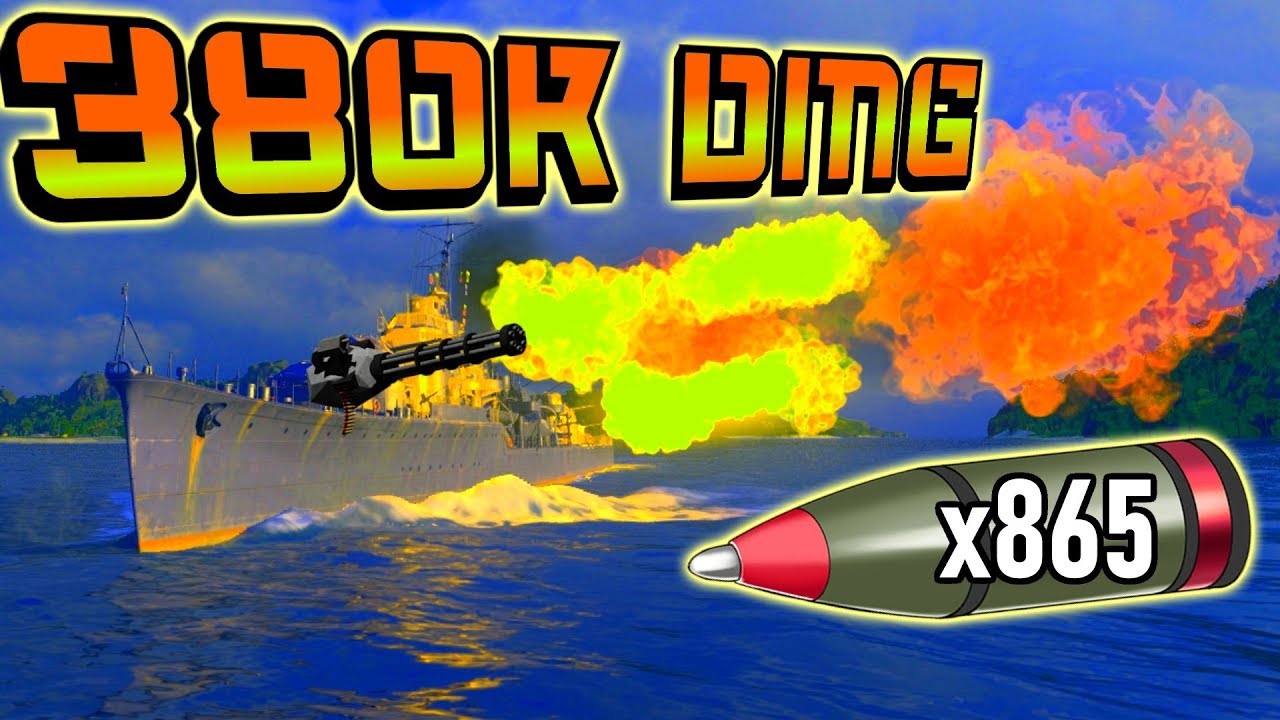 HARUGUMO 380K DMG || World of Warships - YouTube