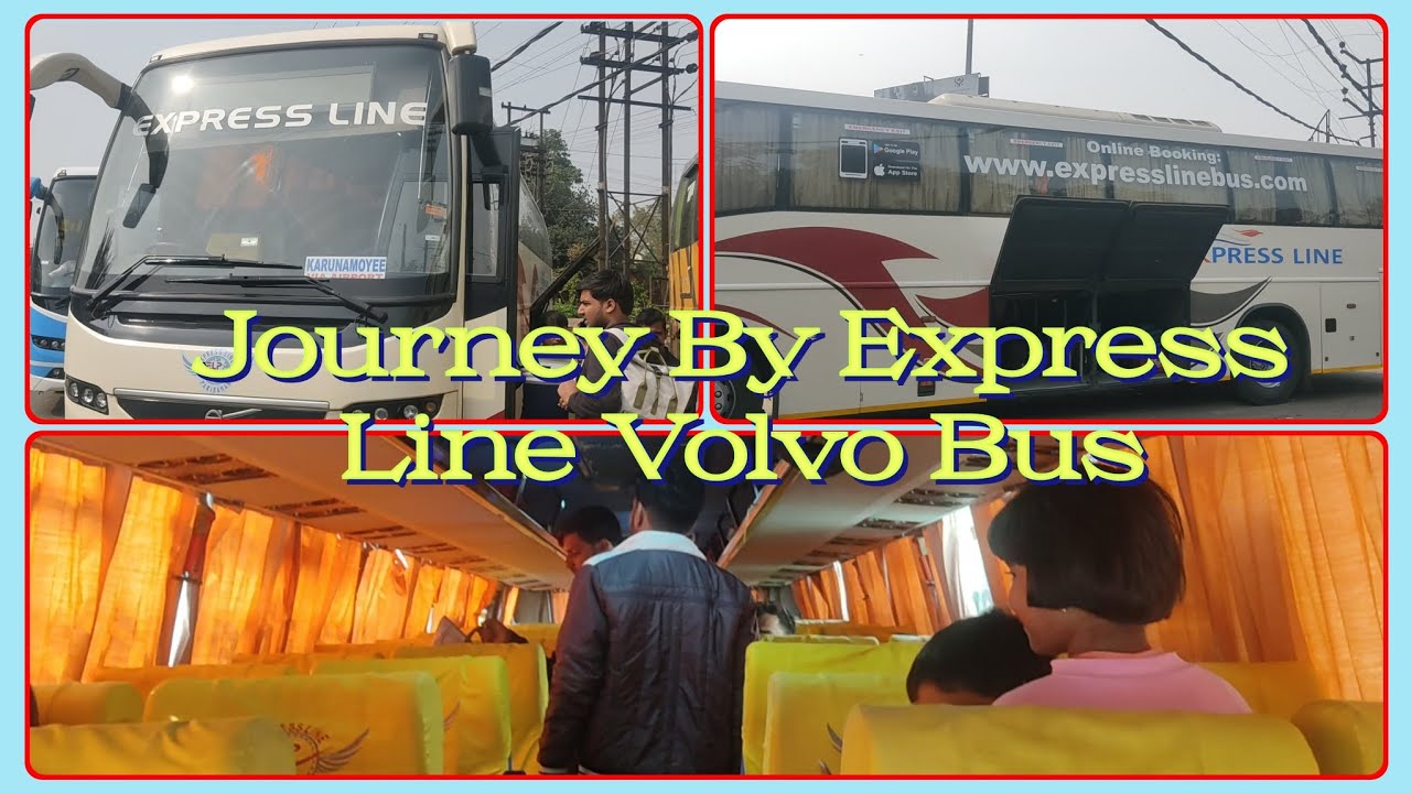 Journey from Asansol to Kolkata by Express Line Volvo Bus - YouTube