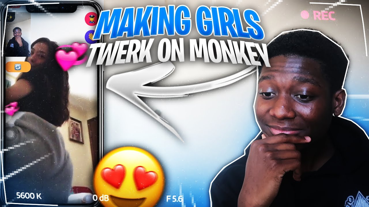 Making Girls TWERK On The MONKEY APP PT 2 😍 *Someone KISSED Me Through ...