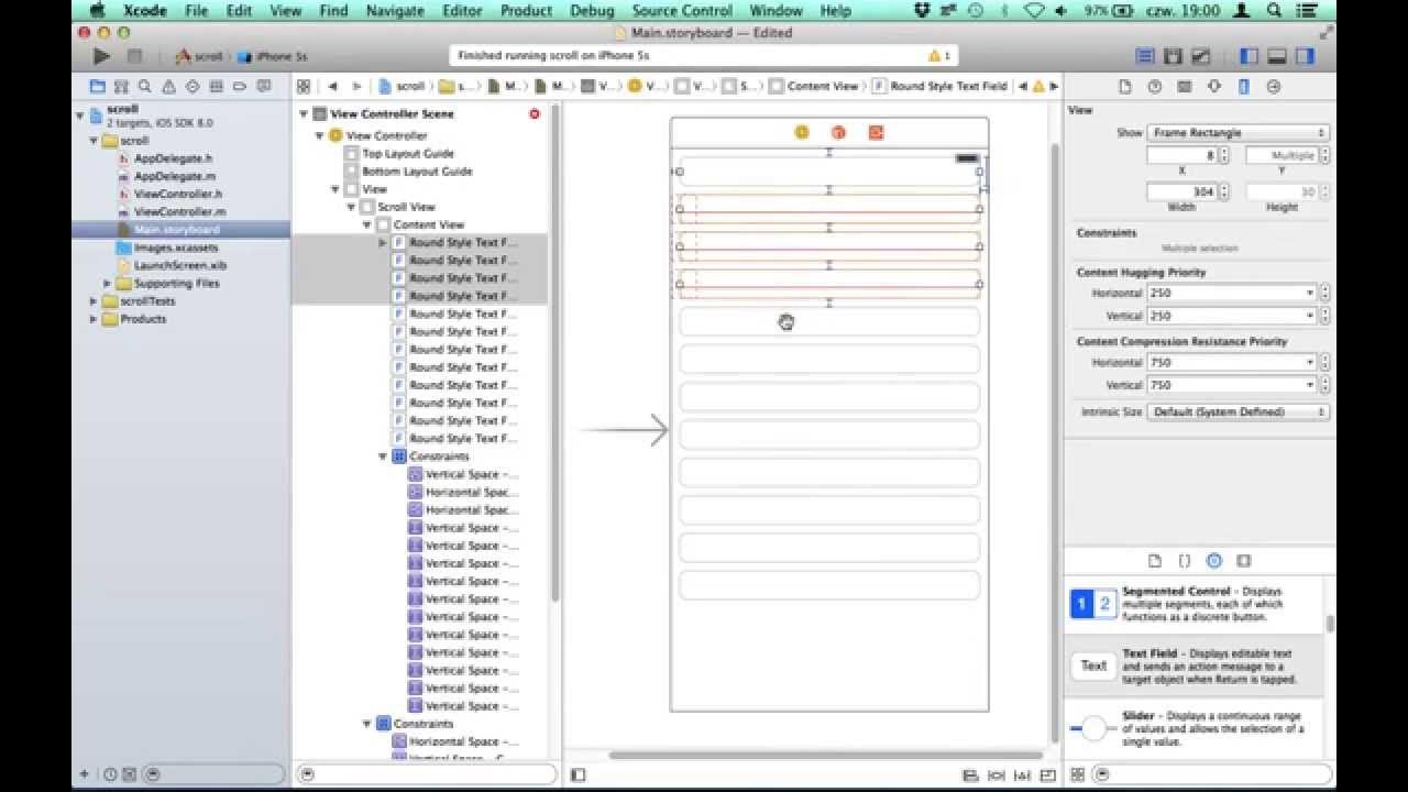 UIScrollView and Autolayout - Xcode - YouTube