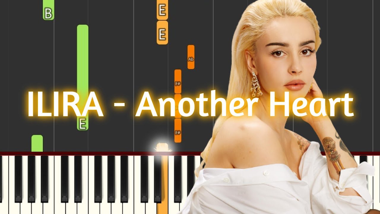 ILIRA - Another Heart | Easy Slow Piano Tutorial - YouTube