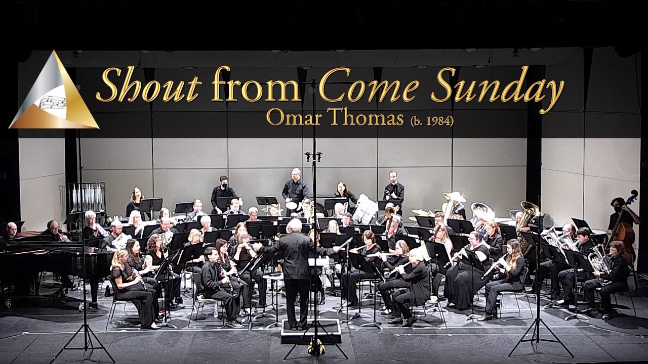 Shout from Come Sunday - Omar Thomas - Triangle Wind Ensemble - YouTube