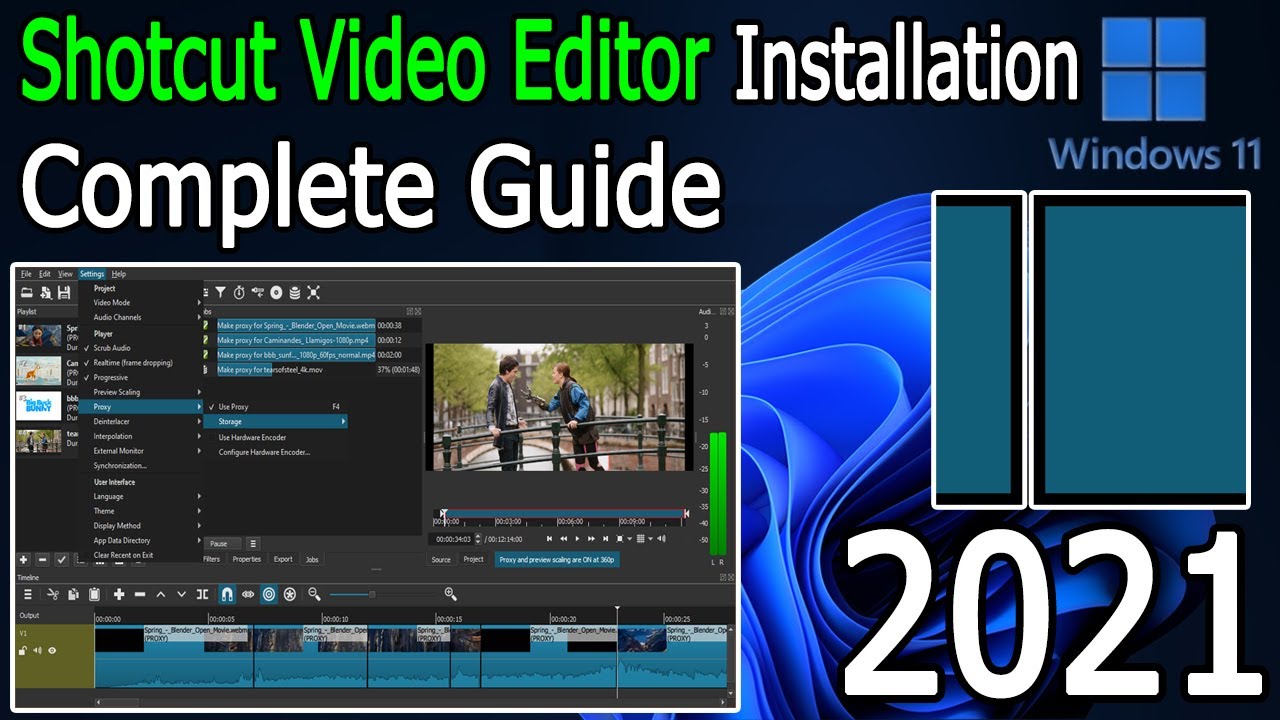 How to Install Shotcut for windows 11 [ 2021 Update ] Complete Step by ...