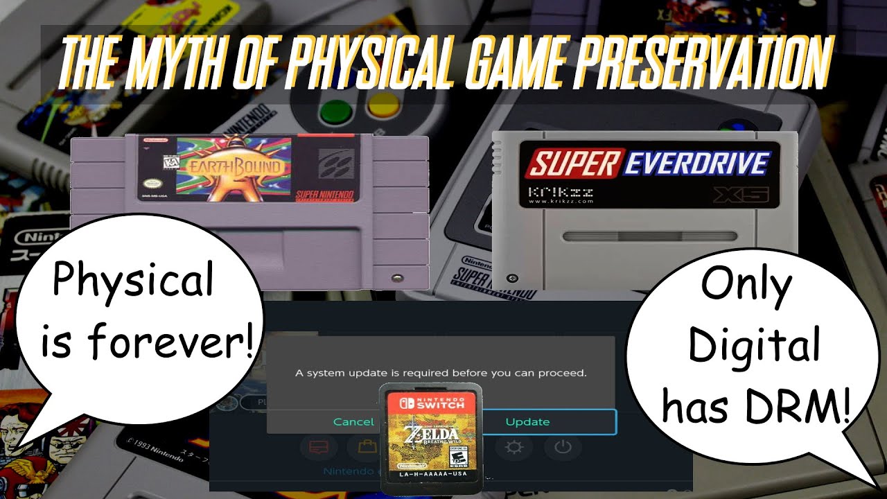 [Uncut] The Myth of Physical Video Game Preservation, Buying Physical ...