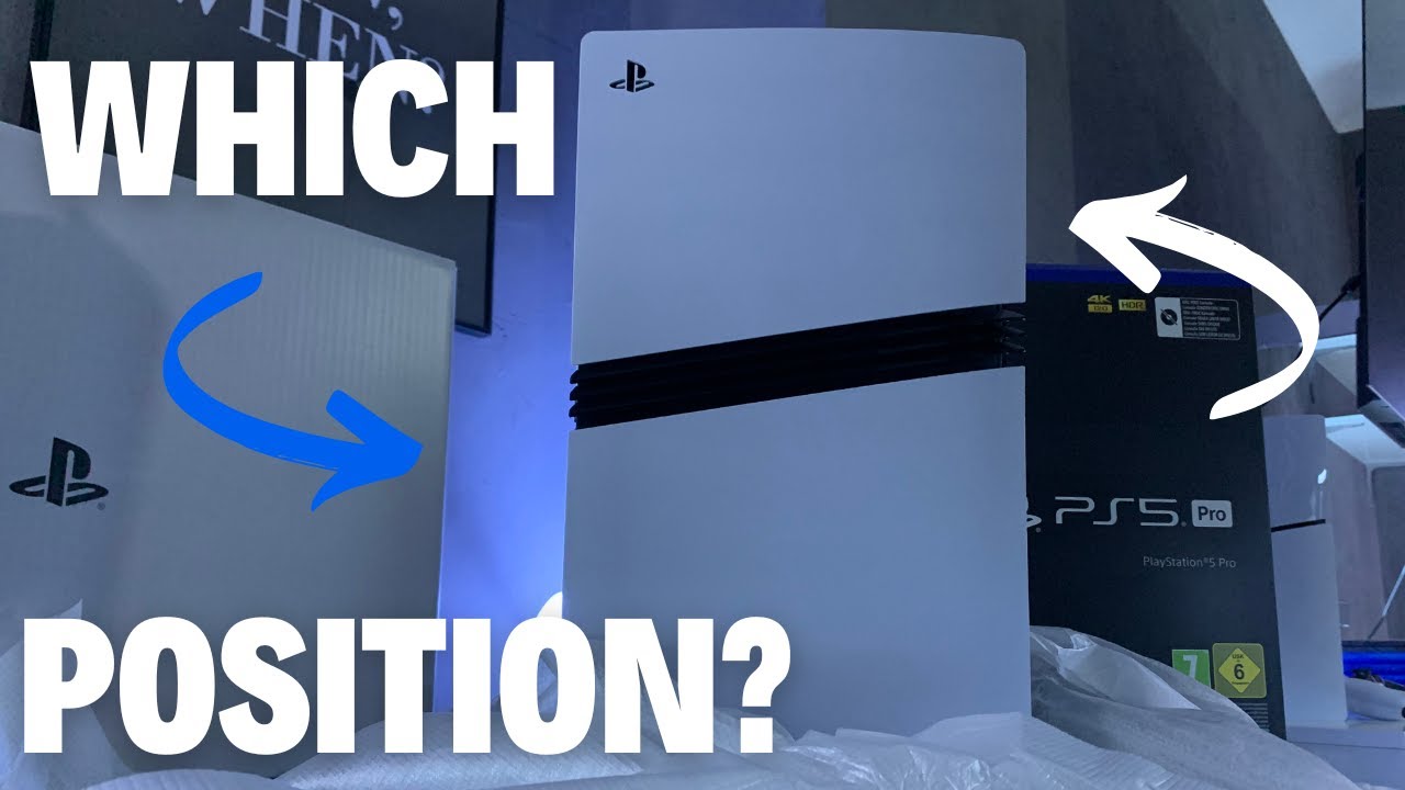 PS5 Pro With Disc Drive - Vertical Vs. Horizontal Placement - YouTube